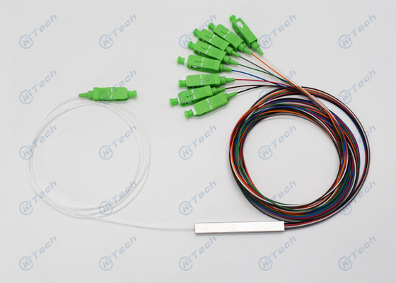 SC Apc Fiber Optic PLC Splitter / 1x8 PLC Splitter With IEC Standard Connector