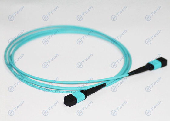 OM3 MPO MTP Patch Cord RoHS Certified For Fiber Optic Telecommunication