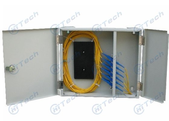 SC Type Optical Fiber Distribution Frame Cold Rolling Steel Material With 12-24 Adaptors
