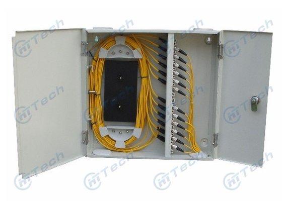 FC Type Fiber Optic Distribution Box Dimension 350 * 300 * 80mm Outdoor Wall Mounted