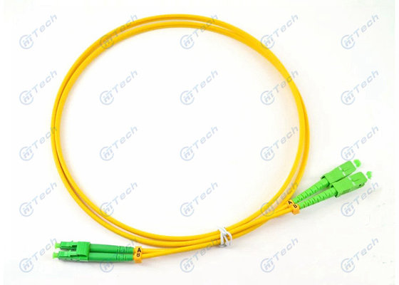 SC - LC Fiber Optic Jumper 550 Hz 1.5mm Vibration ≤0.2dB Low Insertion Loss