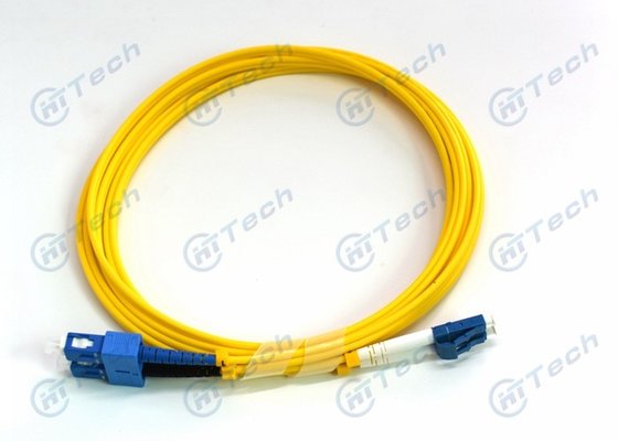 9/125μm Singlemode SC To LC Patch Cord Fiber Optic Telcordia GR-326- Core
