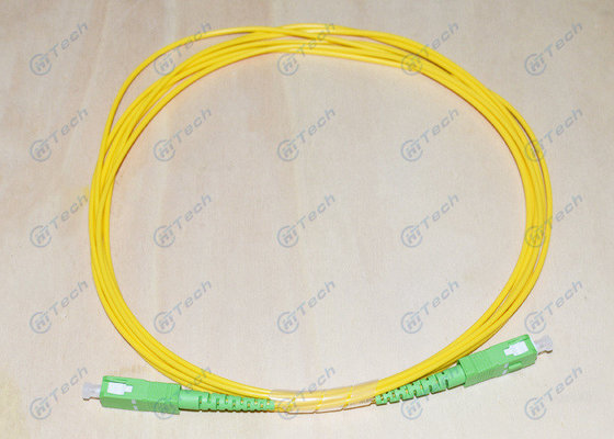 SC APC Patch Cord Singlemode Fiber Optic Patch Cable LSZH Cable