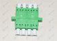 LC Quad Fiber Optic Adapter Good Changeability And Repeat For Wide Area Networks