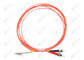 LSZH Cable Fiber Optic Jumper ST To LC With Special Flame Retardant Coating