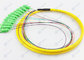 SC LC FC Fan Out Fiber Optic Cable , Single Mode / Multimode Fiber Pigtail RoHS Approved