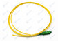 Telecom SC Apc Fiber Optic Pigtail 2.0MM Outer Jacket Yellow Color Vibration ≤0.2dB