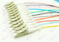 Colorful Fiber Optic Pigtail / LC Pigtail Multimode 12 Pack PC Polishing Type