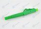 ABS Housing Fiber Optic Cable LC Connector Green Color Singlemode 3.0mm 2.0mm