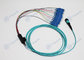 Ceramic Ferrule 12 Core OM3 MTP-SC Fiber Optic Cable