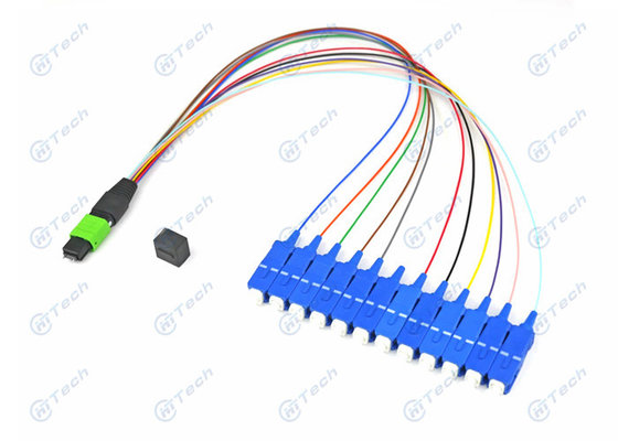 IEC Standard MPO MTP Patch Cord Male Type With Outstanding Mechanical Characters