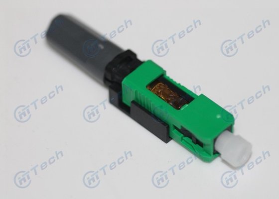 Fast Assemble Fiber Optic Connectors / SC APC Connector High TEMP 110℃