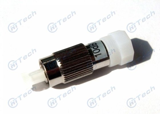 Male To Female FC Fiber Optic Attenuator 10db Singlemode Ceramic Sleeve Material
