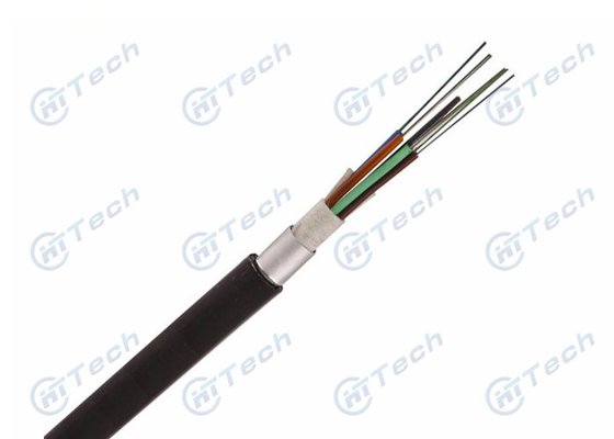 4-144 Cores Outdoor Fiber Cable Aluminium Longitudinal Layer Stranded