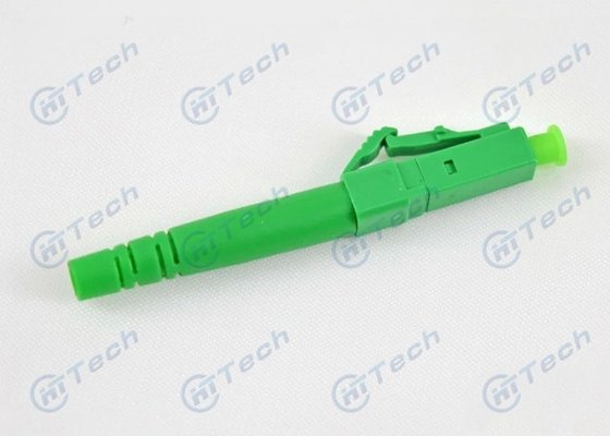 ABS Housing Fiber Optic Cable LC Connector Green Color Singlemode 3.0mm 2.0mm